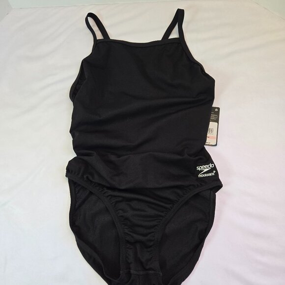 Speedo | Swim | Speedo Womens Swimsuit One Piece Endurance Flyback Sz 36 Black | Poshmark